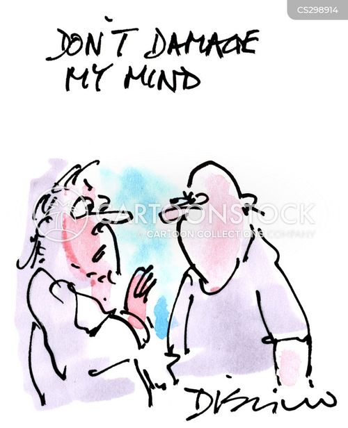 Mind Damage Cartoons and Comics - funny pictures from CartoonStock