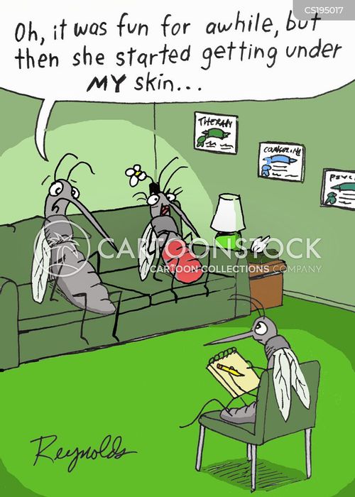 Mosquito Bite Cartoons and Comics - funny pictures from CartoonStock