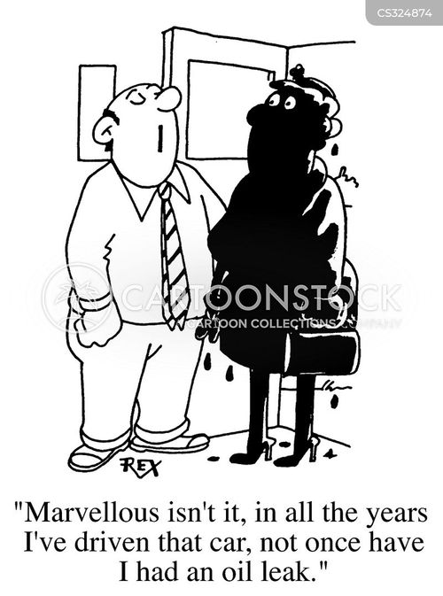 Oil Car Cartoons and Comics - funny pictures from CartoonStock