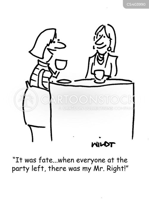 Mr Right Cartoons and Comics - funny pictures from CartoonStock