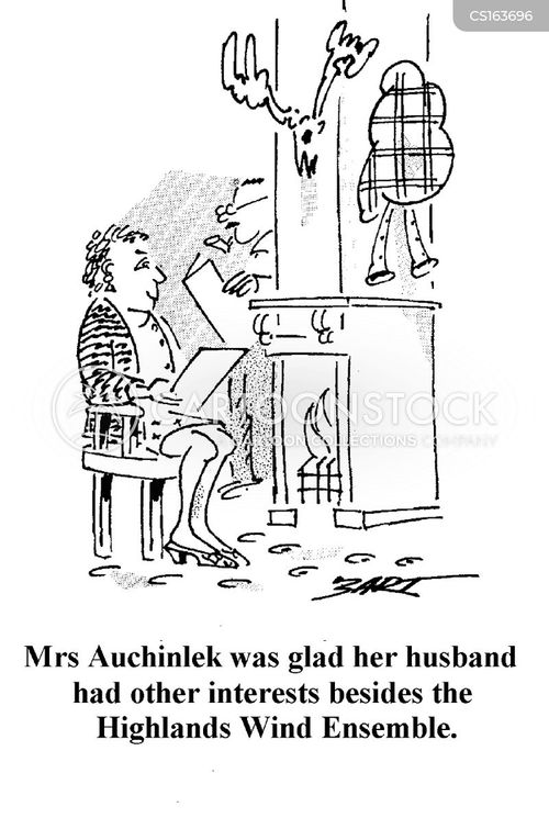 Playing Bagpipes Cartoons and Comics - funny pictures from CartoonStock