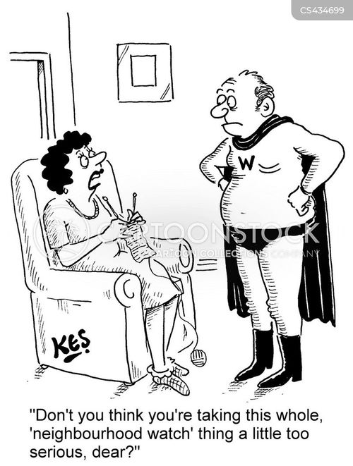 Neighbourhood Cartoons and Comics - funny pictures from CartoonStock