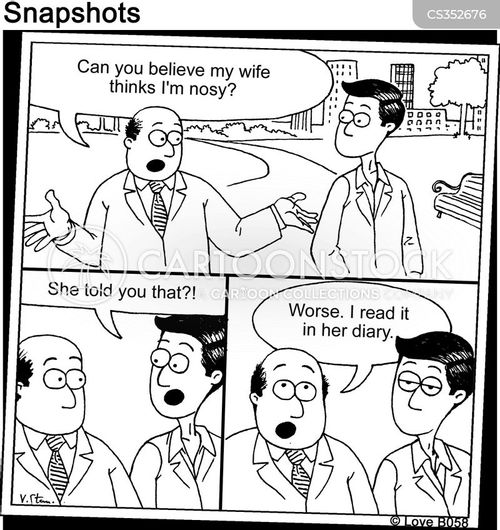 Nosey Cartoons and Comics - funny pictures from CartoonStock