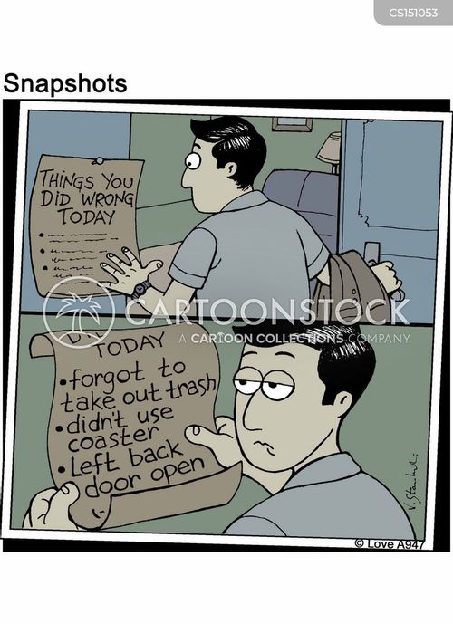 Forgetting Things Cartoons and Comics - funny pictures from CartoonStock