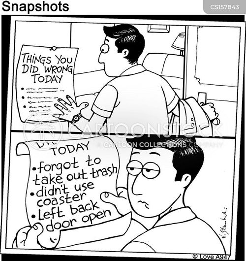 Forgetting Things Cartoons and Comics - funny pictures from CartoonStock