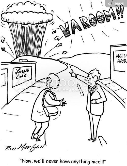 Nuclear Explosion Cartoons and Comics - funny pictures from CartoonStock