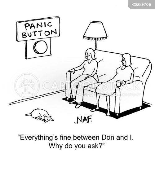Panic Button Cartoons and Comics - funny pictures from CartoonStock