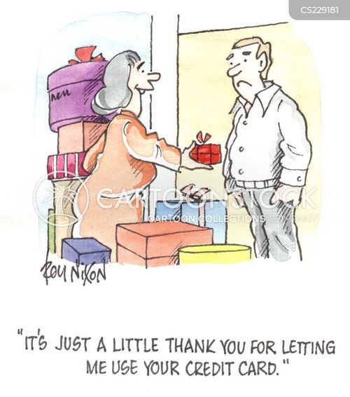 Overspending Cartoons and Comics - funny pictures from CartoonStock