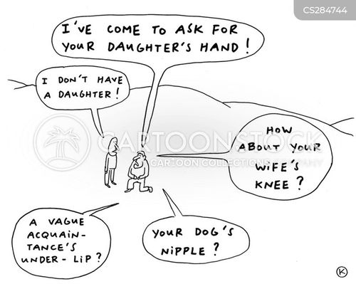 Surprise Proposals Cartoons and Comics - funny pictures from CartoonStock