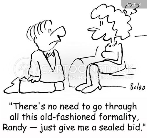 Sealed Bid Cartoons and Comics - funny pictures from CartoonStock