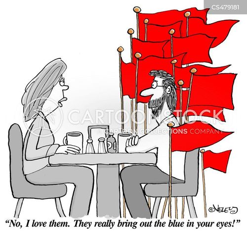 Red Flag Cartoons and Comics - funny pictures from CartoonStock