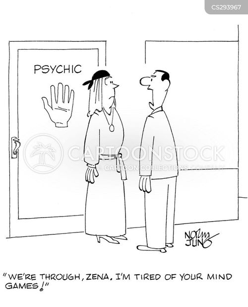 Telepathic Cartoons and Comics - funny pictures from CartoonStock
