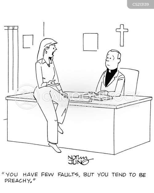 Preached Cartoons and Comics - funny pictures from CartoonStock