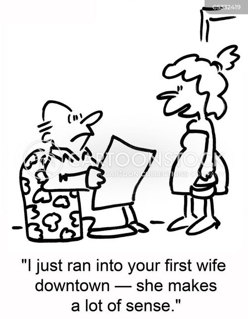First Wife Cartoons and Comics - funny pictures from CartoonStock