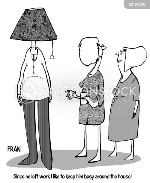 Lampshades Cartoons and Comics - funny pictures from CartoonStock