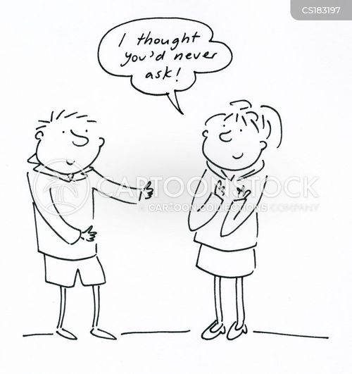 Never Asking Cartoons and Comics - funny pictures from CartoonStock