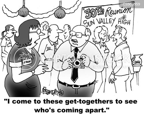 Class Reunion Cartoons and Comics - funny pictures from CartoonStock