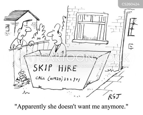 Skip Hire Cartoons and Comics - funny pictures from CartoonStock