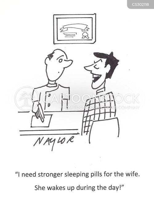 Sleeping Drug Cartoons and Comics - funny pictures from CartoonStock