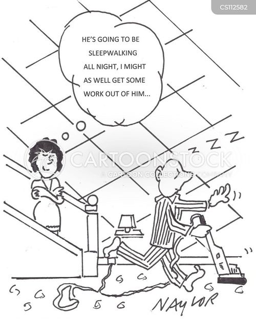 Sleep Walking Cartoons and Comics - funny pictures from CartoonStock