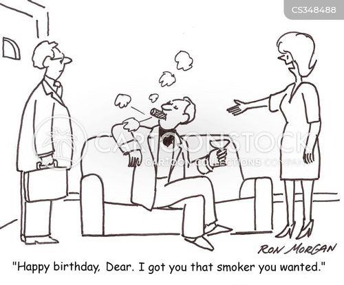 Wanting Cigarettes Cartoons and Comics - funny pictures from CartoonStock