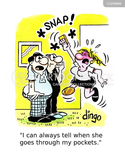 Sneaky Husband Cartoons and Comics - funny pictures from CartoonStock