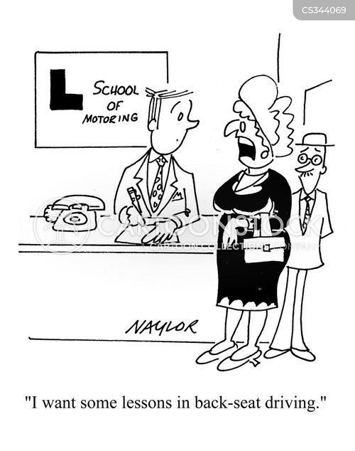 Back Seat Driving Cartoons and Comics - funny pictures from CartoonStock