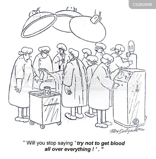 Bloodstains Cartoons and Comics - funny pictures from CartoonStock