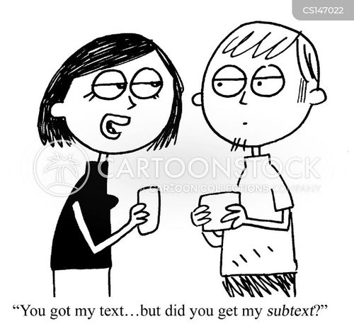 Subtext Cartoons and Comics - funny pictures from CartoonStock