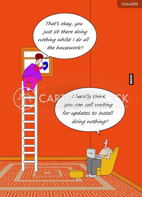 Software Update Cartoons and Comics - funny pictures from CartoonStock