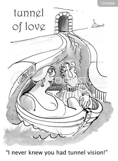 Tunnel Vision Cartoons and Comics - funny pictures from CartoonStock