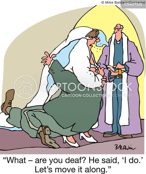 Bridezilla Cartoons and Comics - funny pictures from CartoonStock