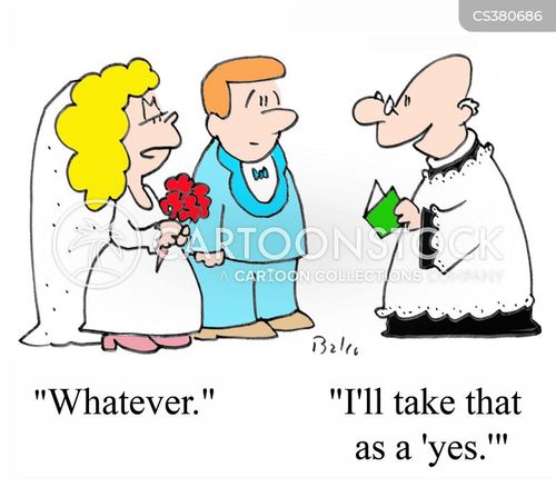 Nuptials Cartoons and Comics - funny pictures from CartoonStock