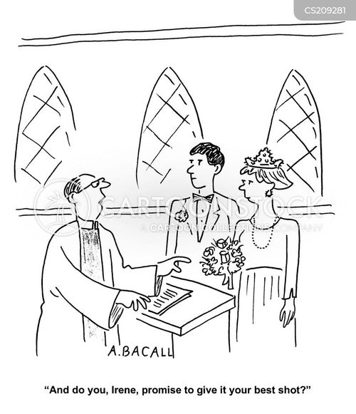 Marital Vows Cartoons and Comics - funny pictures from CartoonStock