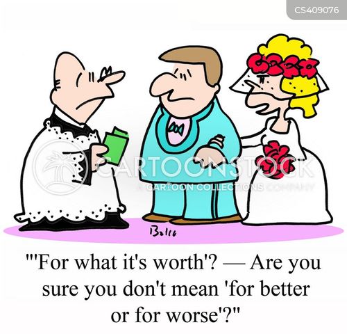 Partnership-based Wedding Vows Cartoons and Comics - funny pictures ...