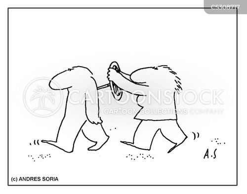 Pushed Around Cartoons and Comics - funny pictures from CartoonStock