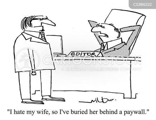 Paywall Cartoons and Comics - funny pictures from CartoonStock