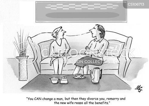 Getting Divorced Cartoons and Comics - funny pictures from CartoonStock