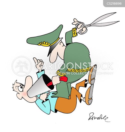 Censure Cartoons and Comics - funny pictures from CartoonStock