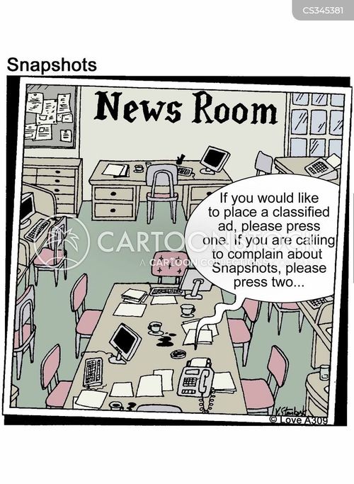 Newsroom Cartoons and Comics - funny pictures from CartoonStock