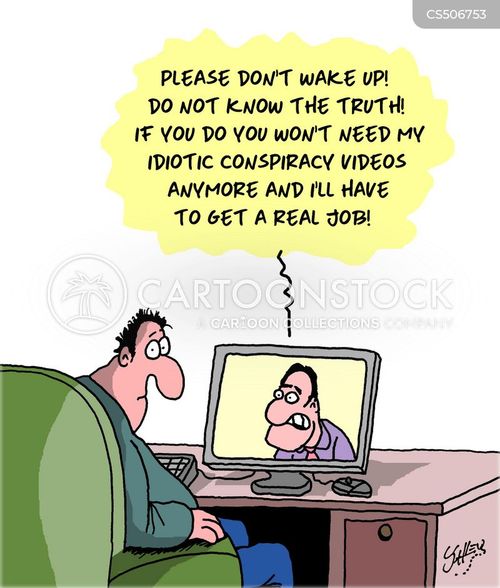 Conspiracytheory Cartoons and Comics - funny pictures from CartoonStock