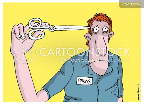 Media Censorship Cartoons and Comics - funny pictures from CartoonStock