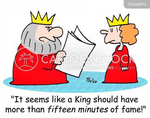 Five Minutes Of Fame Cartoons and Comics - funny pictures from CartoonStock