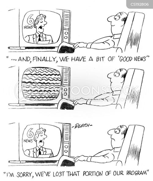 Tv News Cartoons and Comics - funny pictures from CartoonStock