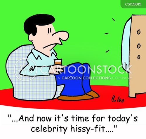 Celebrity Outbursts Cartoons and Comics - funny pictures from CartoonStock