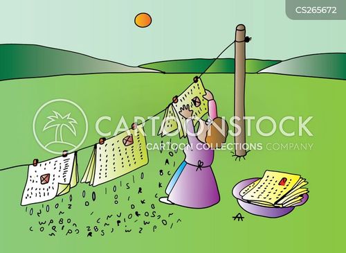 Clothes Line Cartoons and Comics - funny pictures from CartoonStock