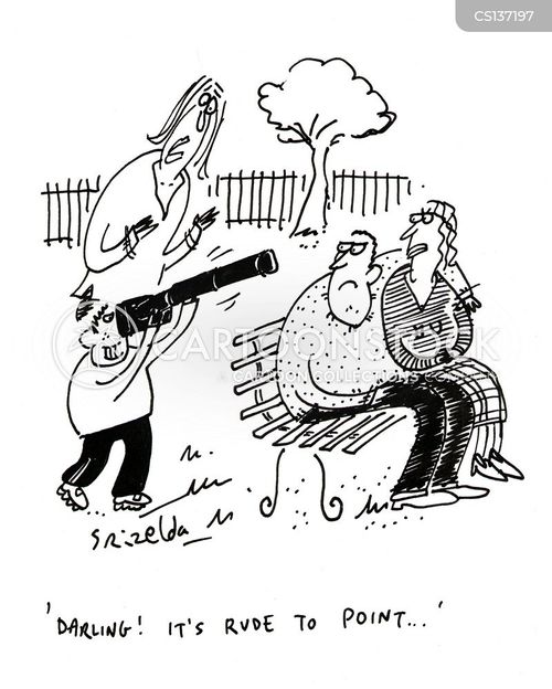Rude To Point Cartoons and Comics - funny pictures from CartoonStock