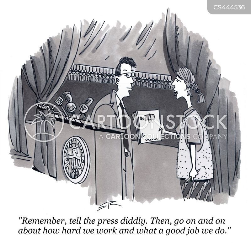 White House Briefing Cartoons and Comics - funny pictures from CartoonStock