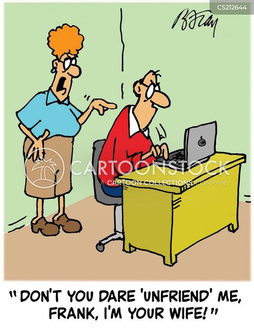 Unfriend Cartoons and Comics - funny pictures from CartoonStock
