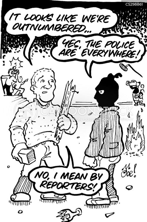 Hooliganism Cartoons and Comics - funny pictures from CartoonStock